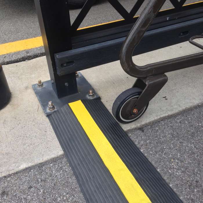 Shopping Cart Corral Bump | Grocery Cart Corrals | RubberForm